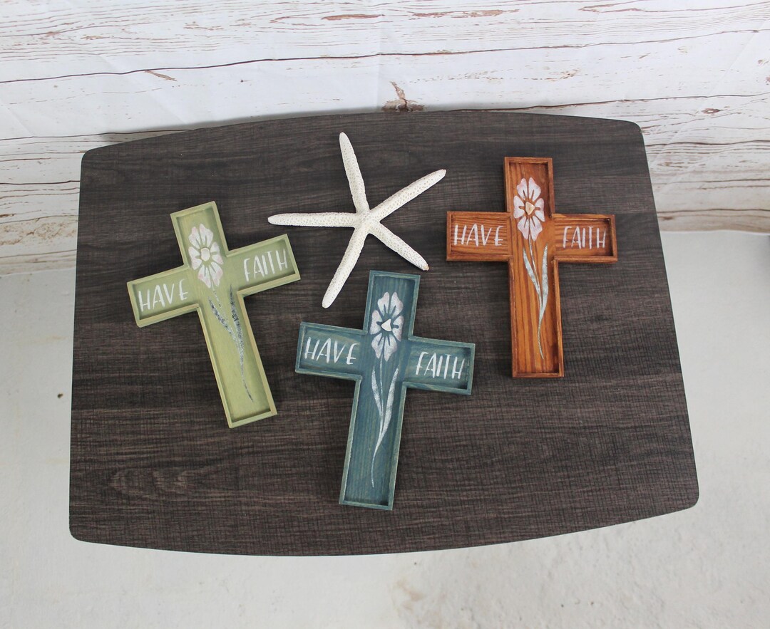 Have Faith Flower Wall Sign, Hanging Signs, Wall Signs, Faith Signs ...