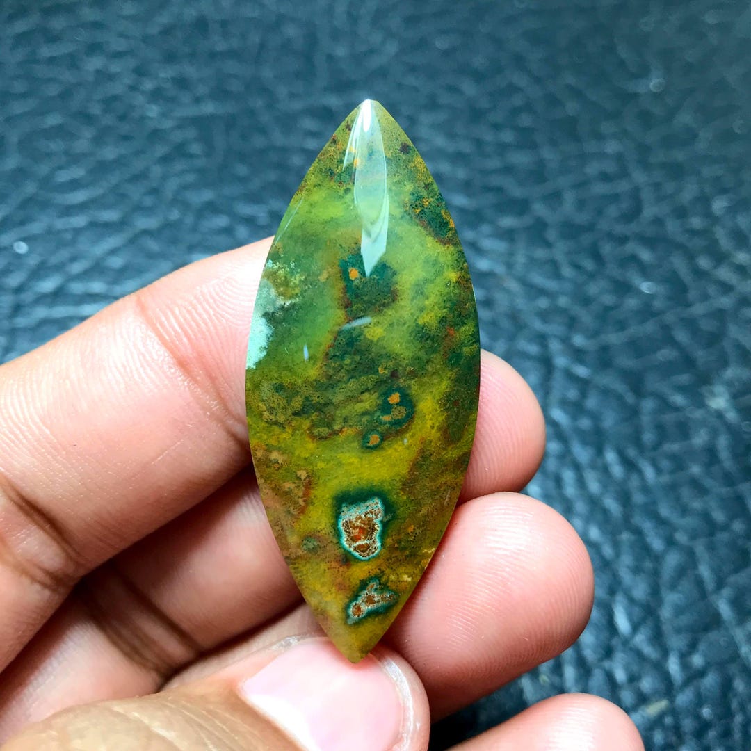 Bloodstone Cabochon, Sumatra Island Gemstone (48x20x7 Mm) - Etsy