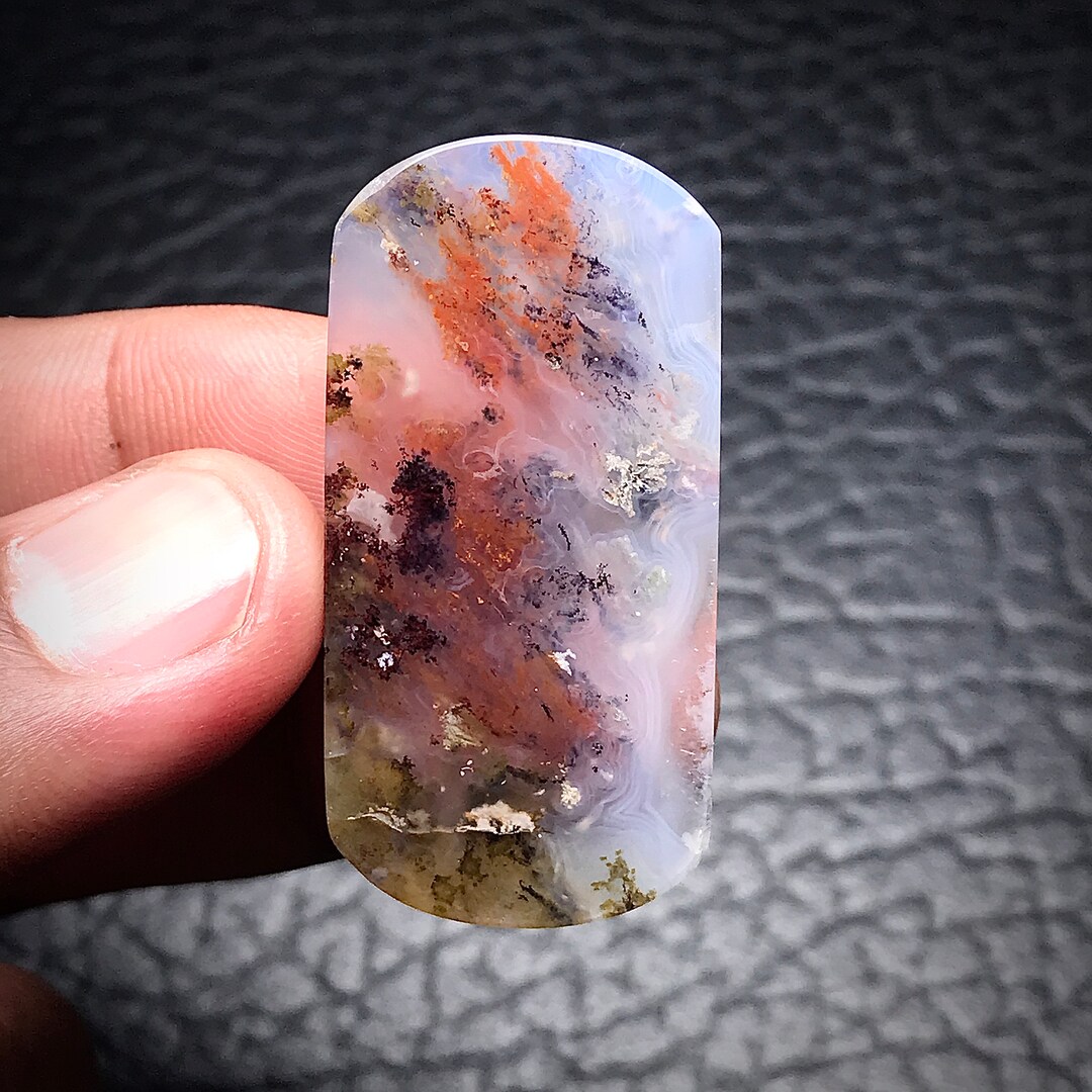 Scenic Moss Agate Oblong Shaped, Gifts for Her, Gifts for Him ...
