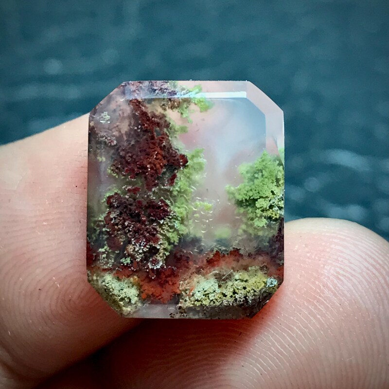 Moss Agate Cabochon - Etsy