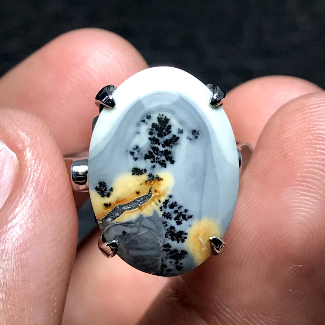 Handcrafted Beautiful Ring Maligano Jasper Size 7,5 USA by ...