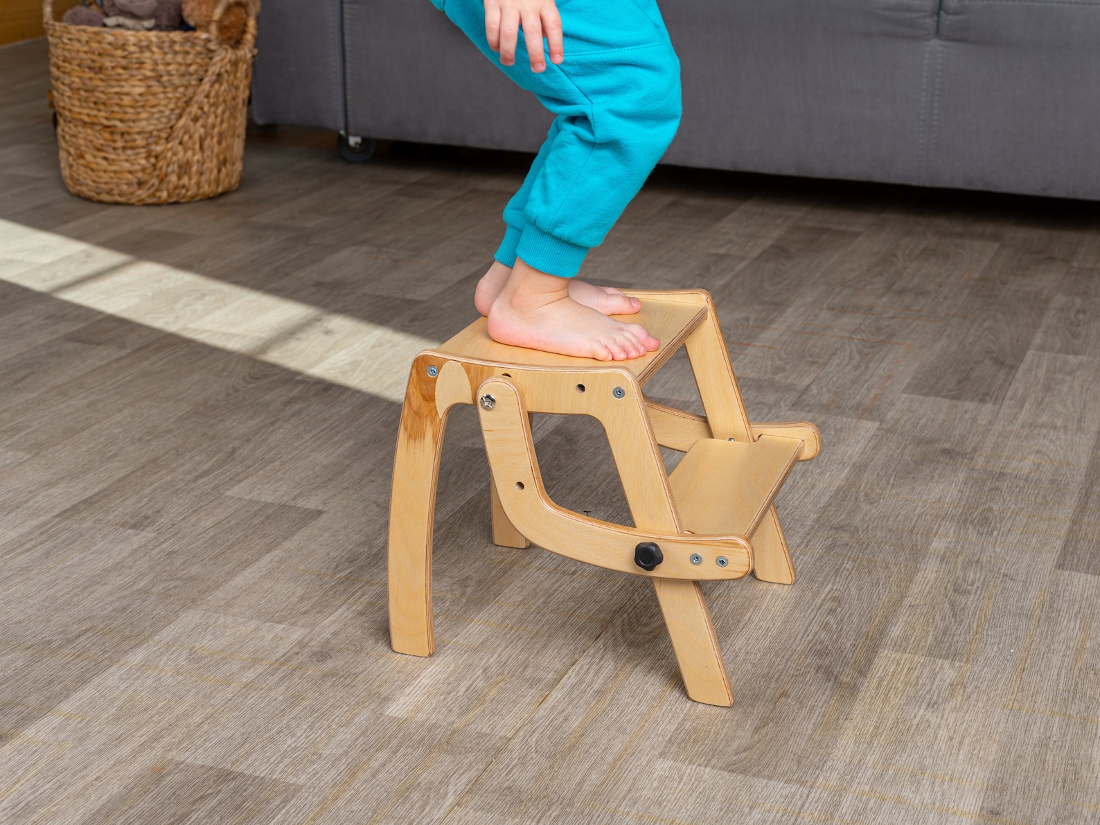 Convertible Step Stool & Chair 2in1, Toddler Step Stool, Kids Kitchen ...
