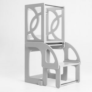 Learning convertible tower table chair WITH A BACK | Etsy