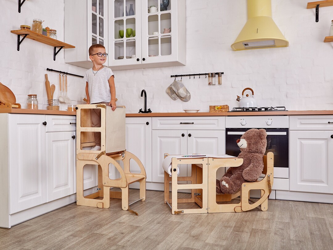 Converible Tower for Toddler, Kids Kitchen Tower, Kitchen Stool ...