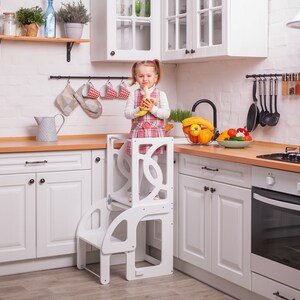 Learning Convertible Tower Table Chair WITH A BACK!, Montessori ...