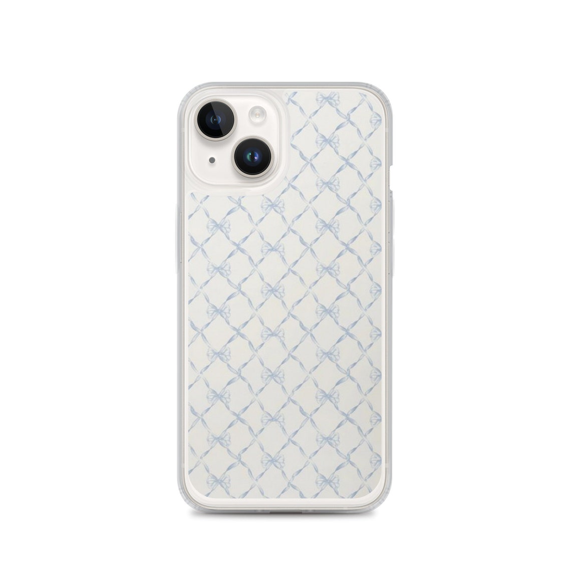 Baby Blue Bow Phone Case - Etsy