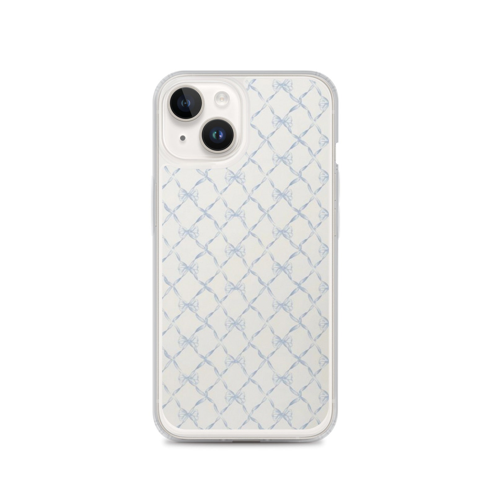 Baby Blue Bow Phone Case - Etsy