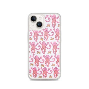 Pink Roller Rabbit Print Phone Case - Etsy