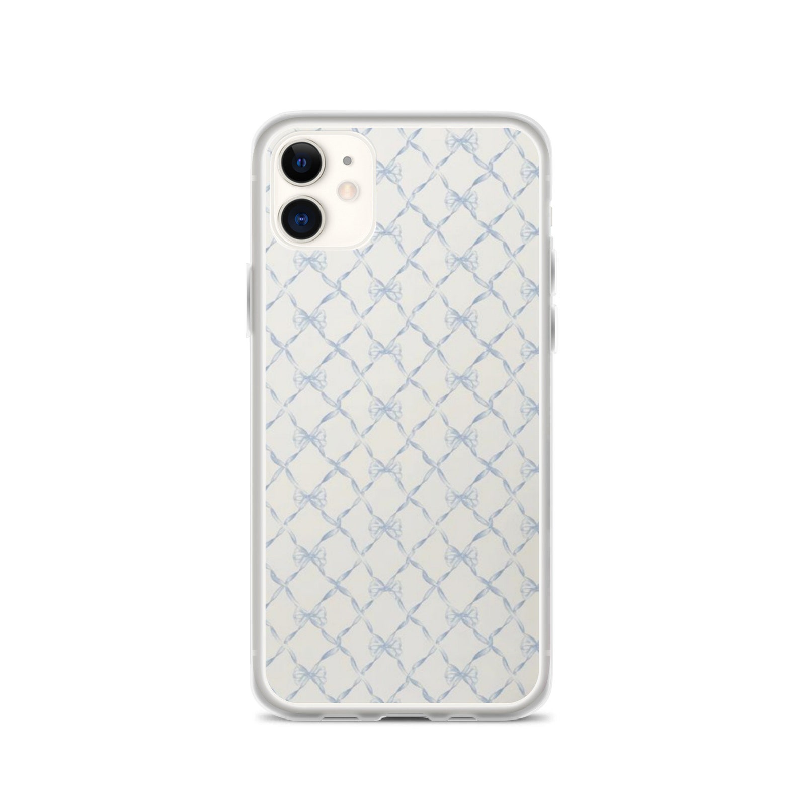 Baby Blue Bow Phone Case - Etsy