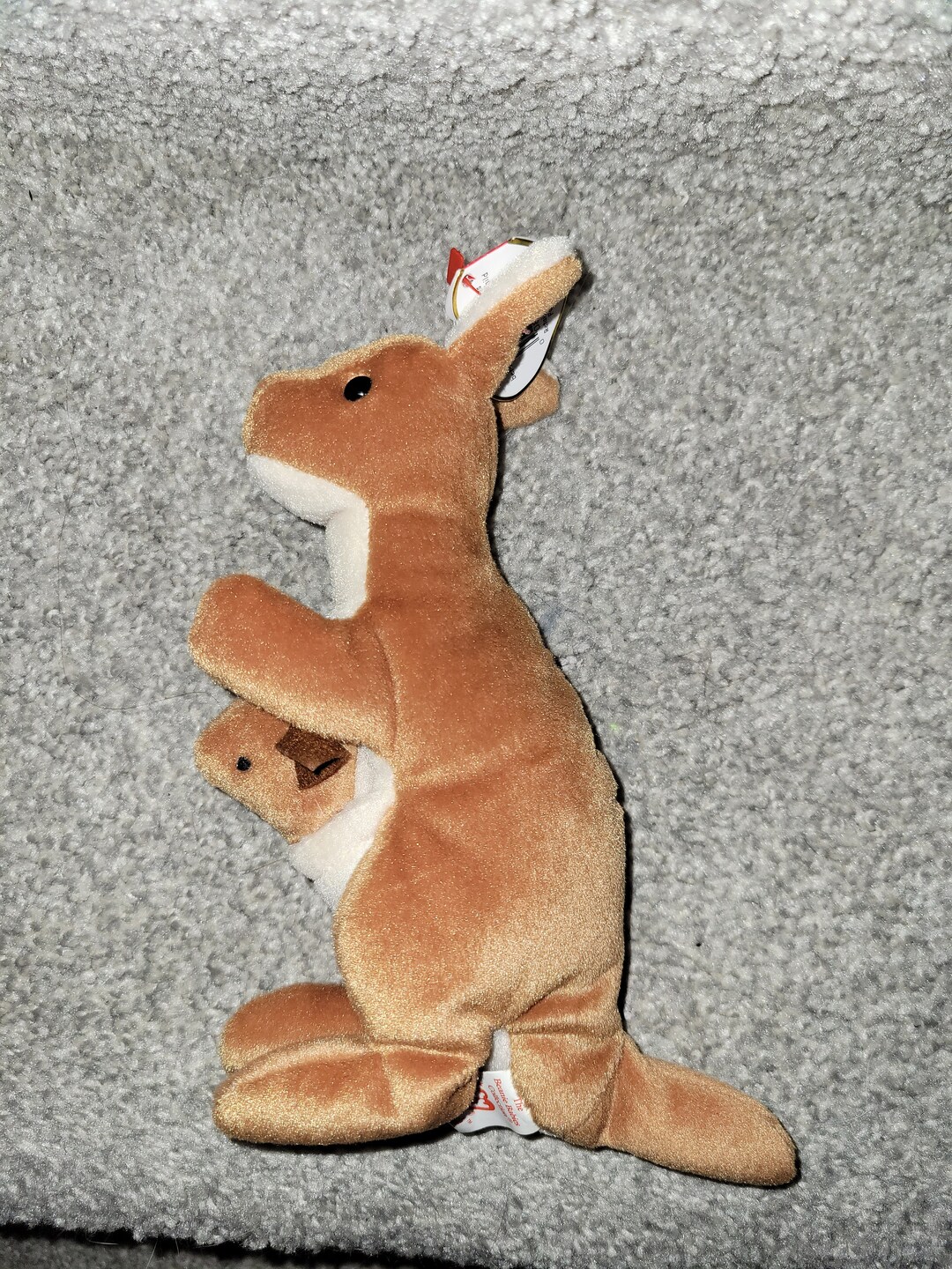 Authentic TY Beanie Baby Pouch the Kangaroo - MINT With Tags - Etsy