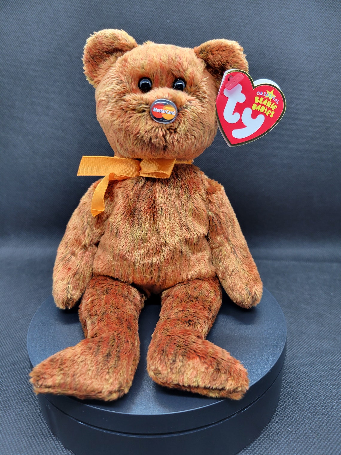 Authentic TY Beanie Baby - Mastercard Beanie VI Bear - Etsy
