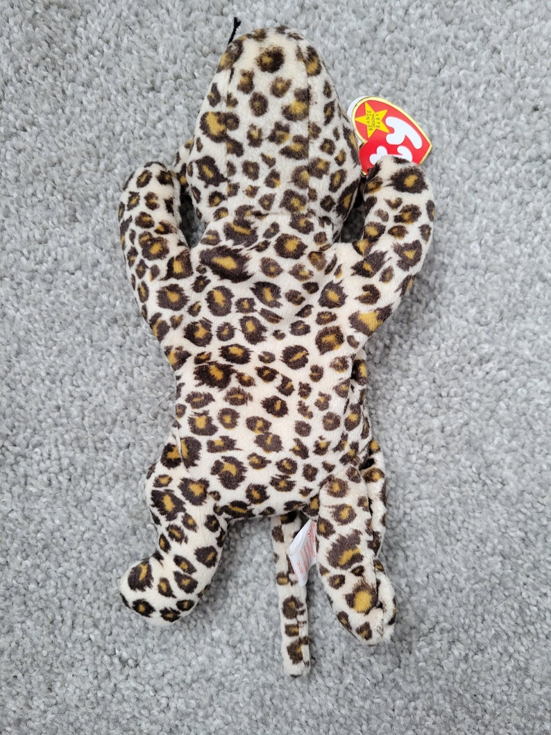 Authentic TY Beanie Baby - Freckles the Leopard, Jungle, Big Cats ...