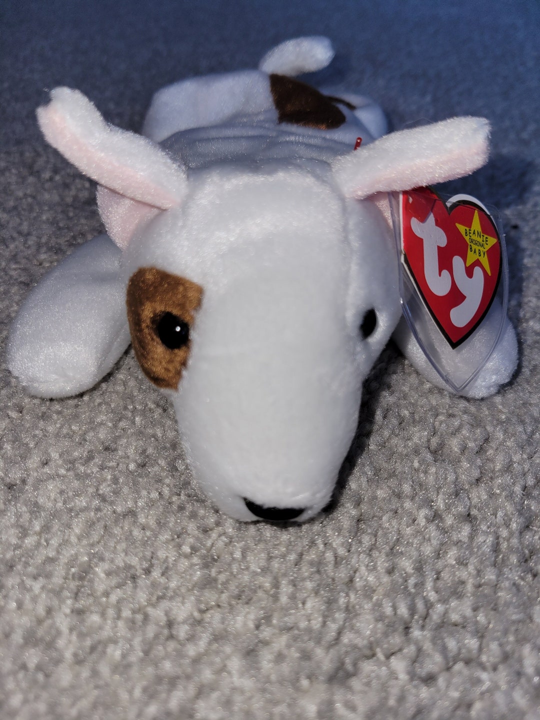 Authentic TY Beanie Baby - Butch the Terrier Dog - W/minor Error!, Dog ...