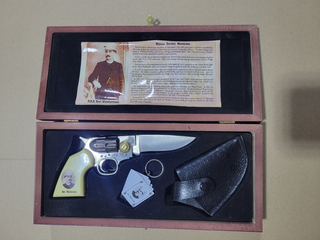 Bat(william Barclay) Masterson Western Gun Knife Set - Knife Collection ...