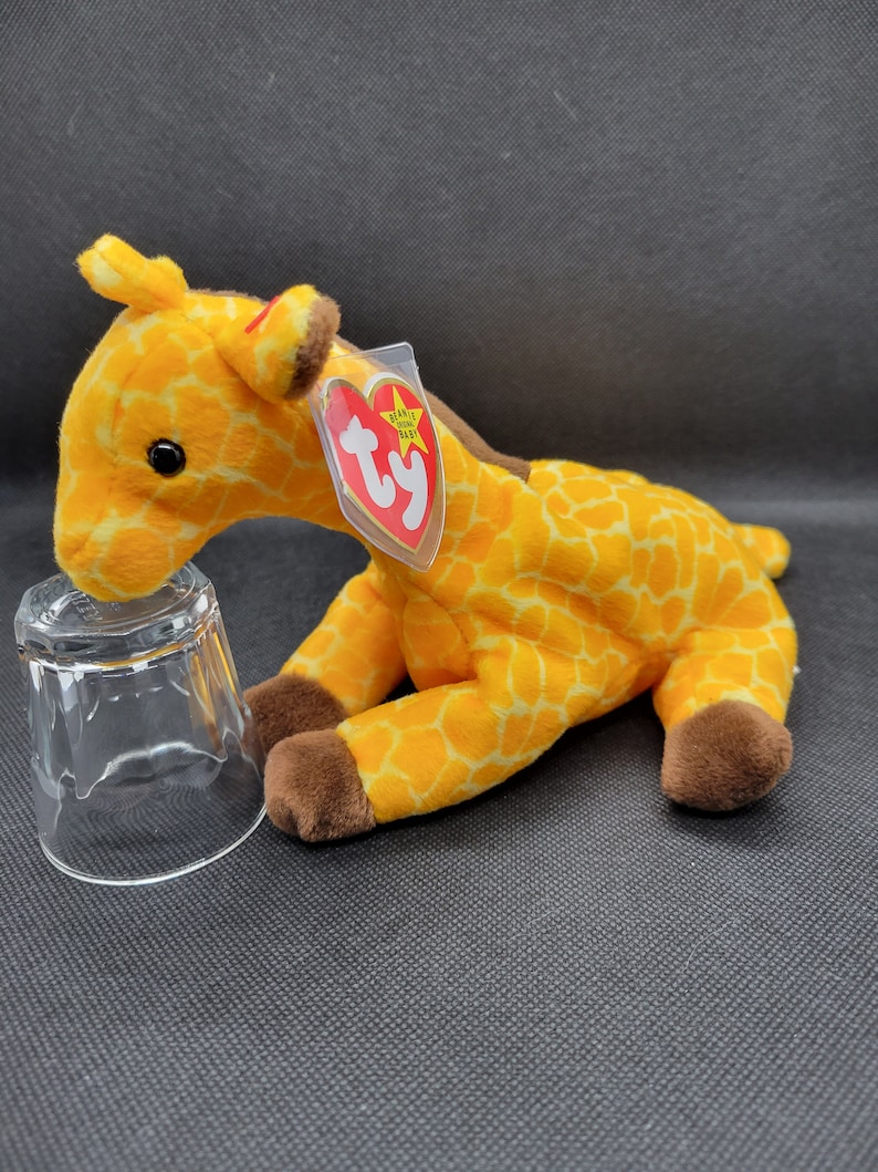 Authentic TY Beanie Baby Twigs the Giraffe Geoffrey Toys R - Etsy