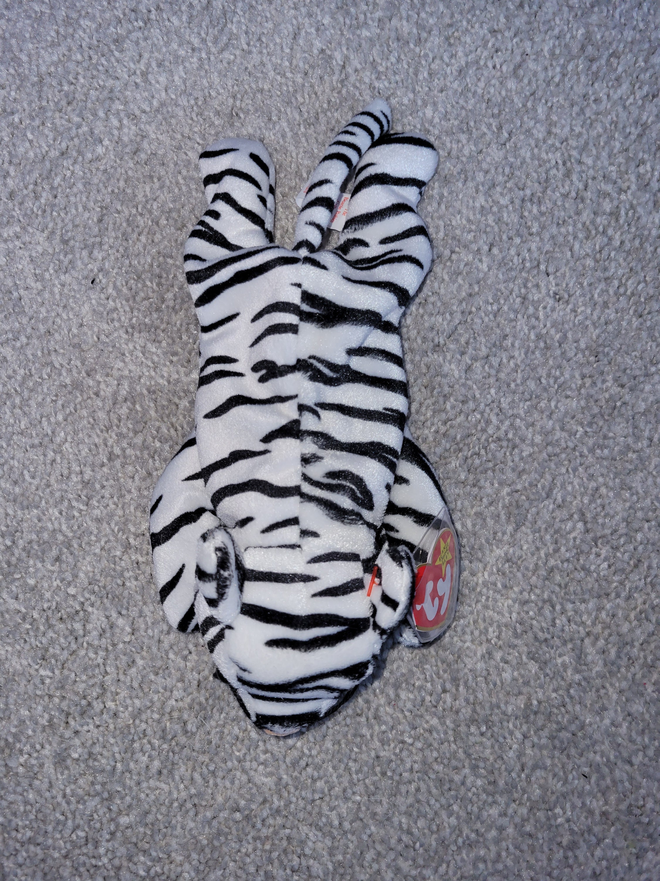 Authentic TY Beanie Baby - Blizzard the White Tiger Plush - Etsy