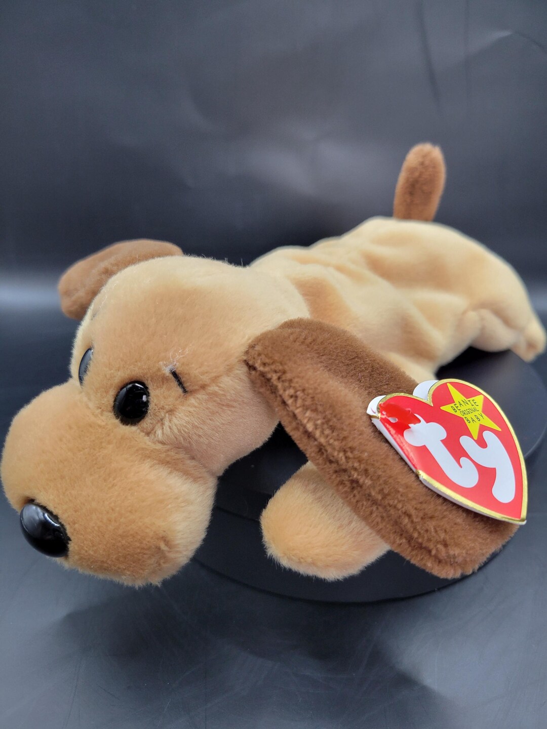 Authentic TY Beanie Baby - Bones the Hound Dog Plush - Etsy