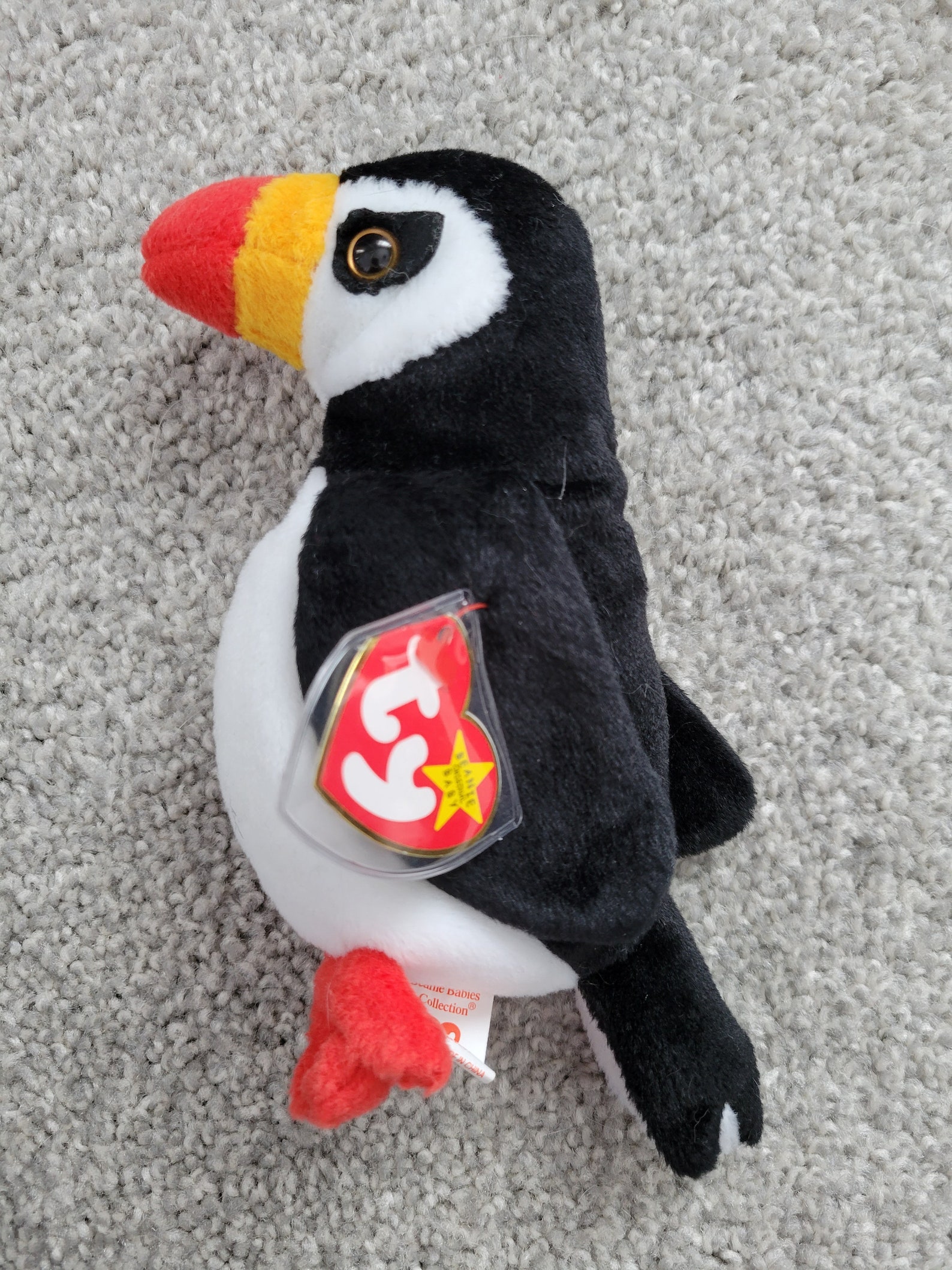 Authentic TY Beanie Baby Puffer the Puffin Bird, Seabird, Nursery Decor ...