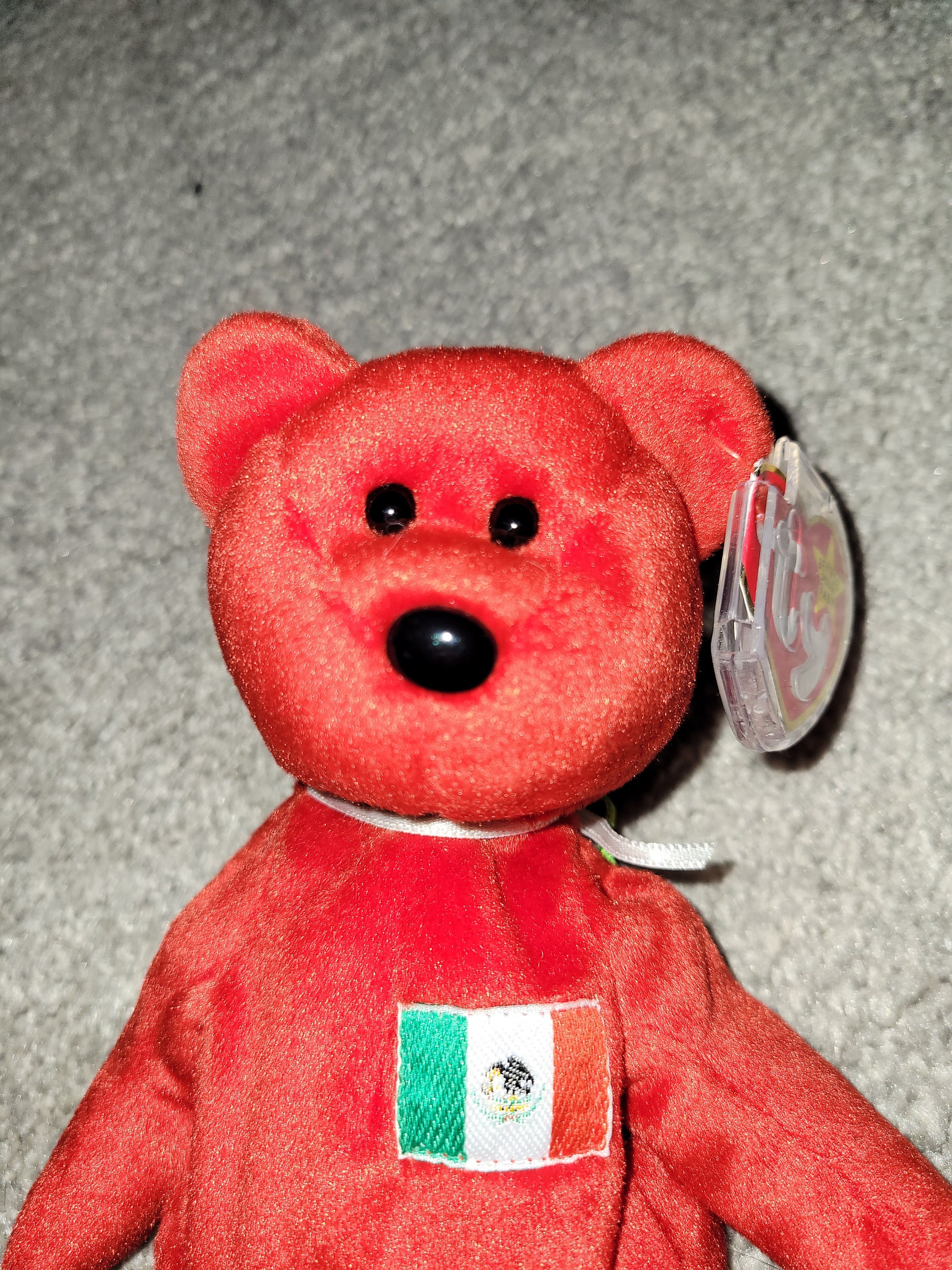 Authentic TY Beanie Baby Osito the Bear Mexico Bear - Etsy