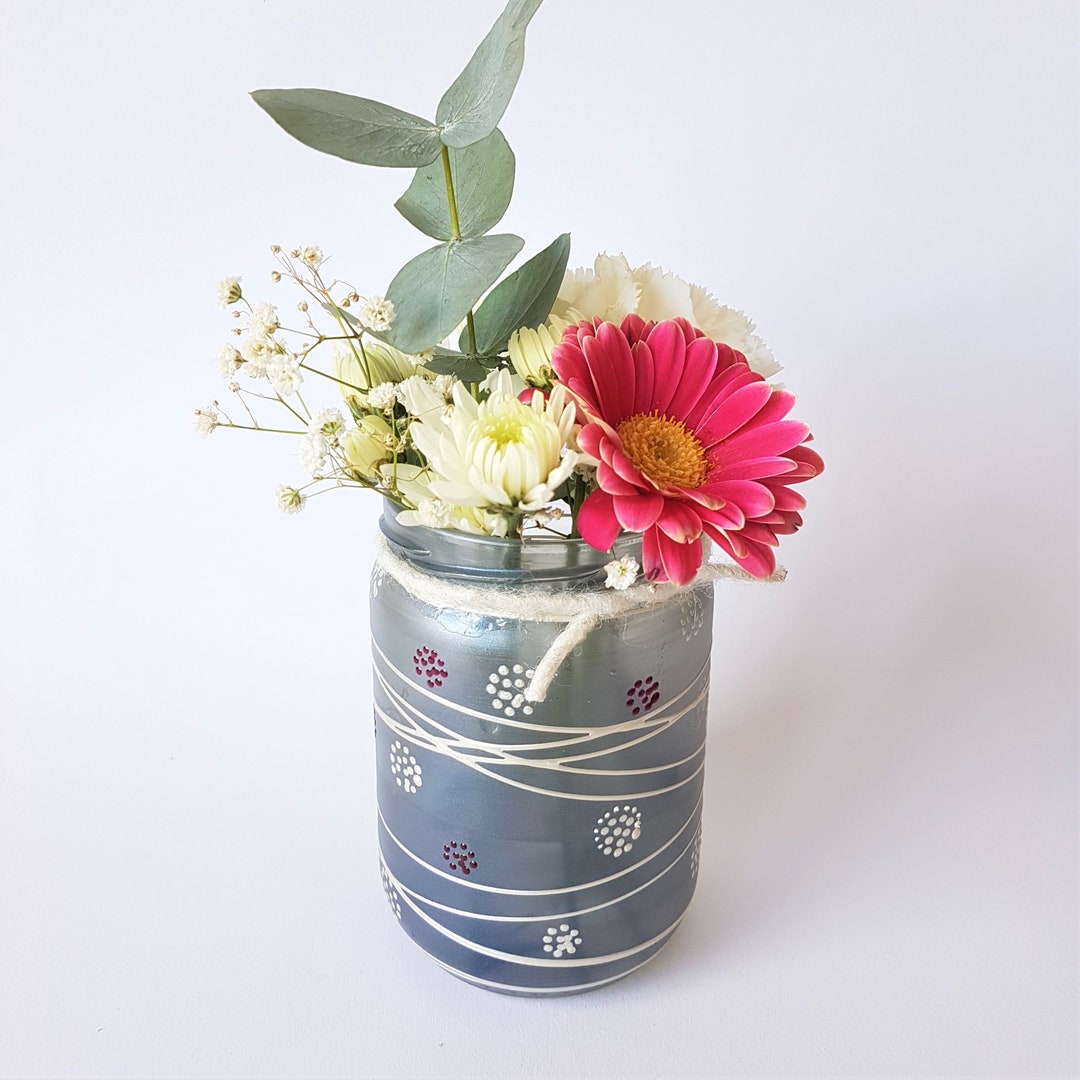 Upcycling . Candlestick. Vase. Spring. Mother’s Day. Windlight . Tea ...