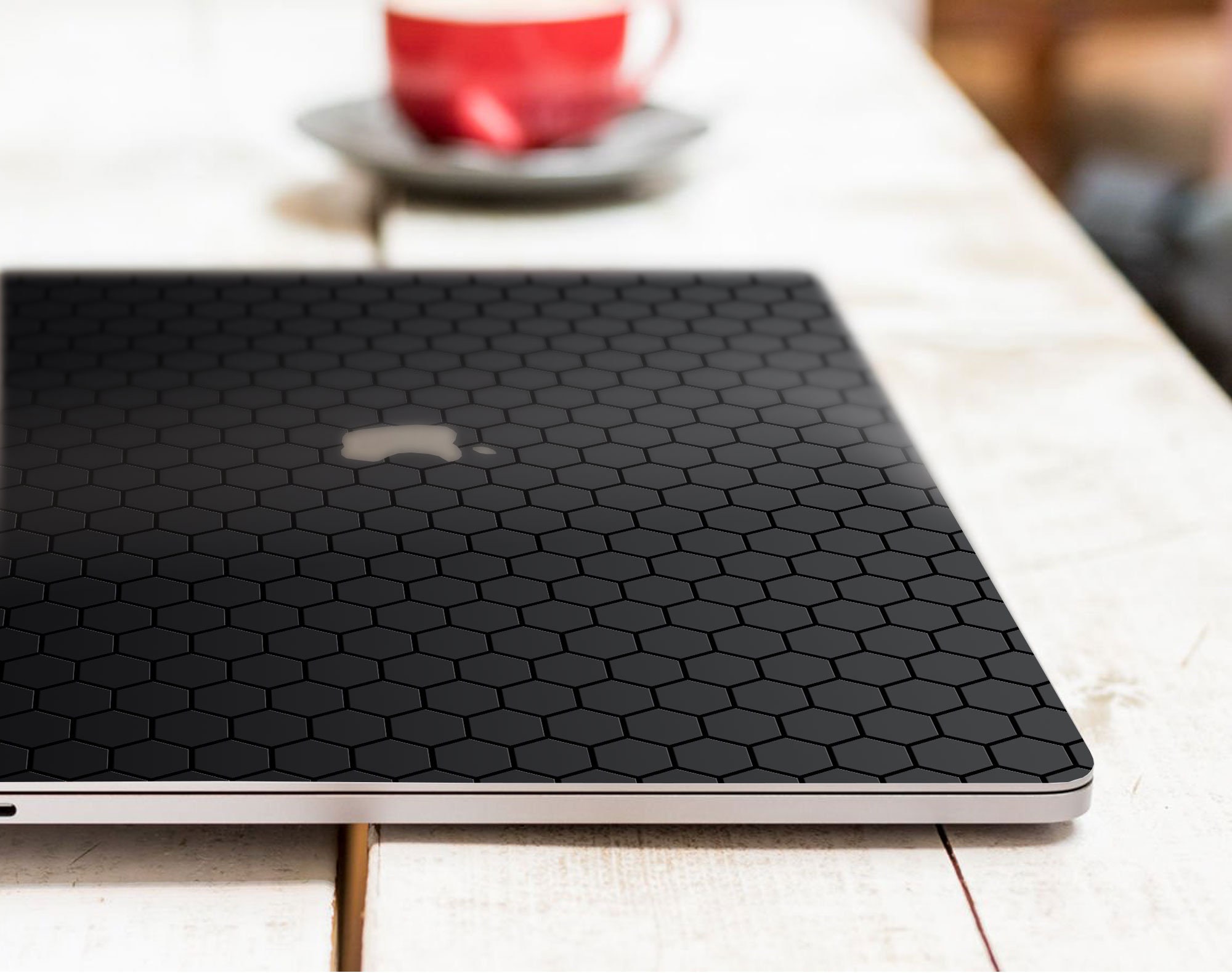 Dark Gray Honeycomb Mesh Texture Laptop Skin Gray Laptop Skin | Etsy