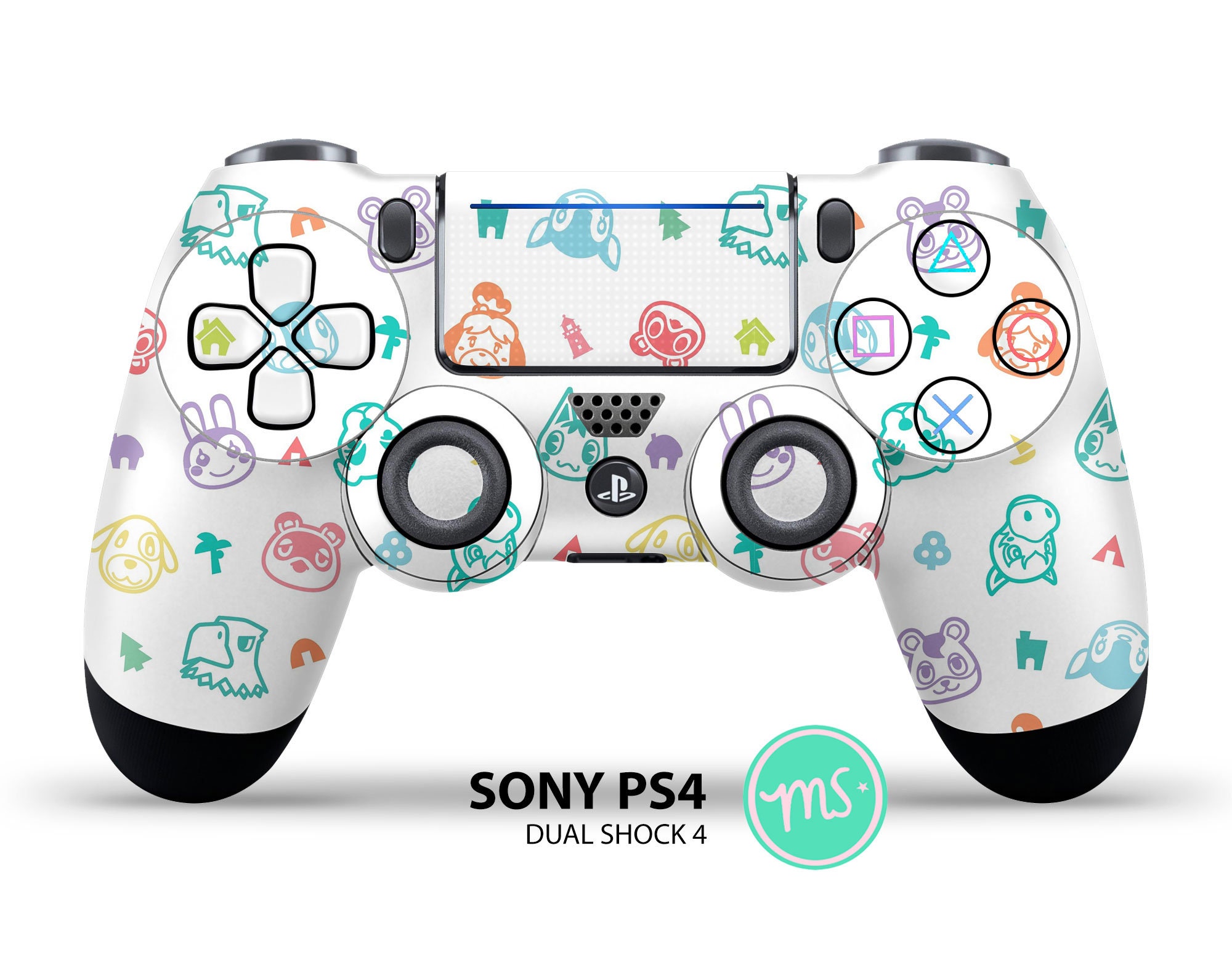 Animal Crossing Cats Pattern Pro Controller Skin 3M Vinyl Skin - Etsy