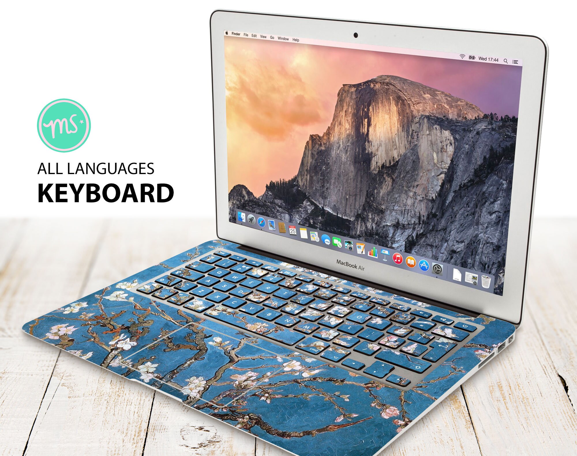 Almond Blossom by Vincent Van Gogh Ipad Magic Keyboard Skin - Etsy