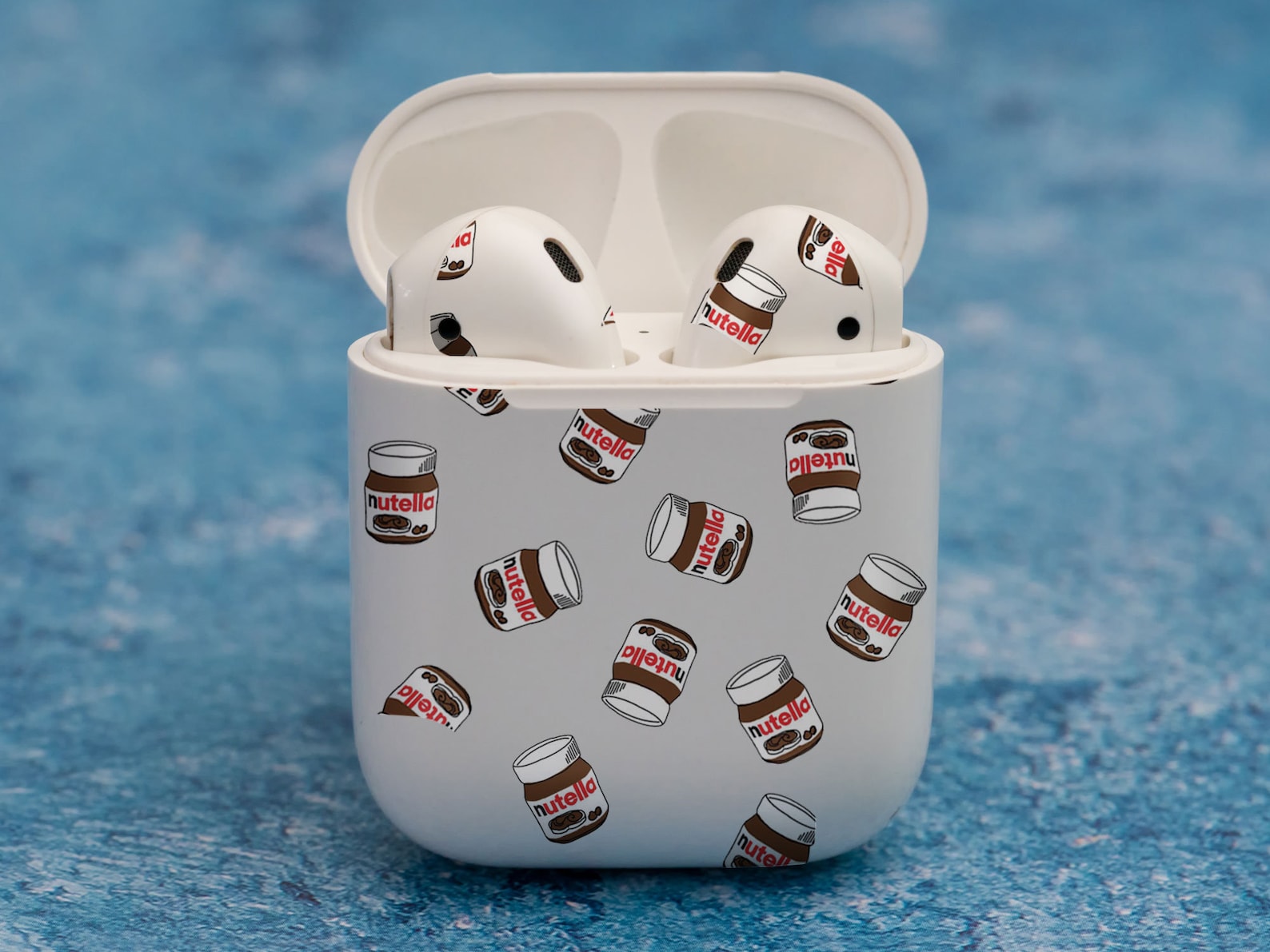 Trendy Skin , Nutella Pattern , Decal for Airpods Premium 3M Vinyl for ...