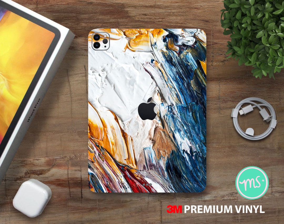 Oil Smears Texture iPad Skin Premium 3M Skin for All Ipad, Amazon ...