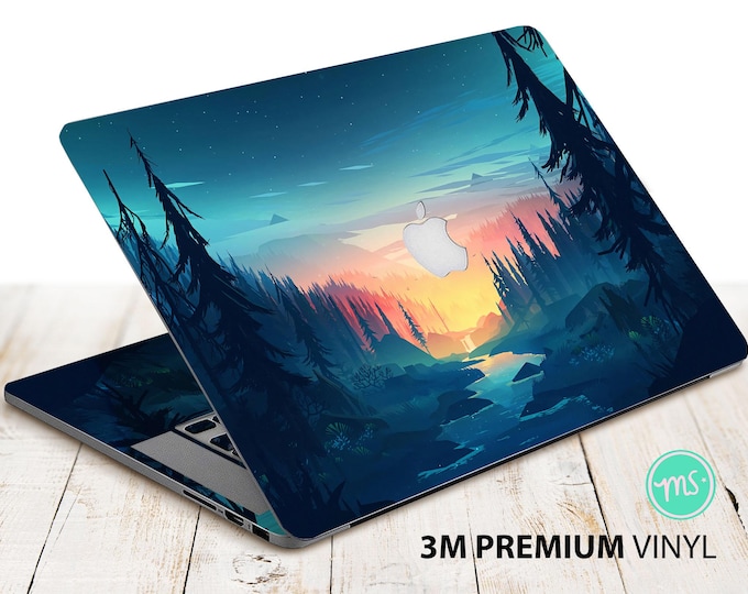 Laptop Vinyl Decal Mac Air 13 Cover Boho MacBook Skin MacBook 16 Cover ...