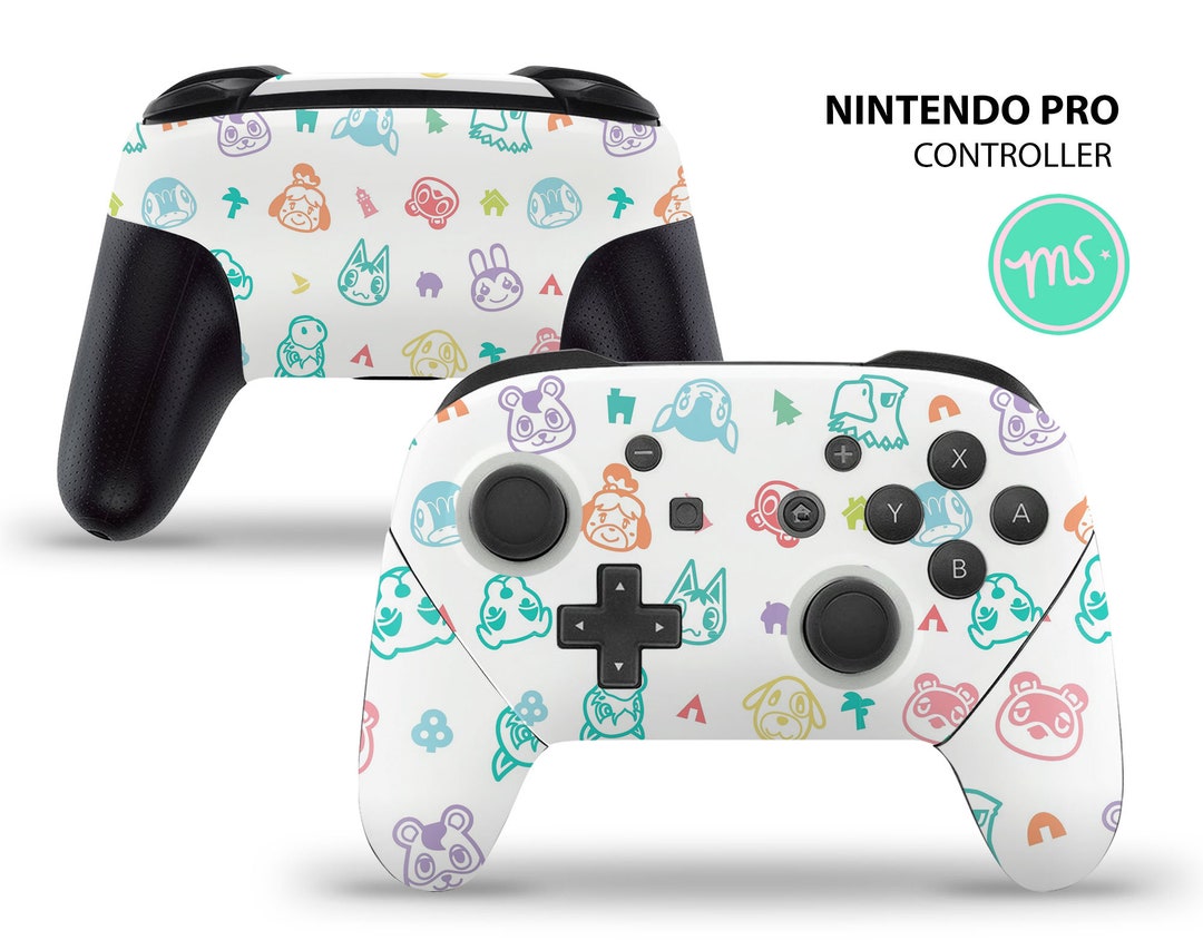 Animal Crossing Cats Pattern Pro Controller Skin 3M Vinyl Skin for the ...