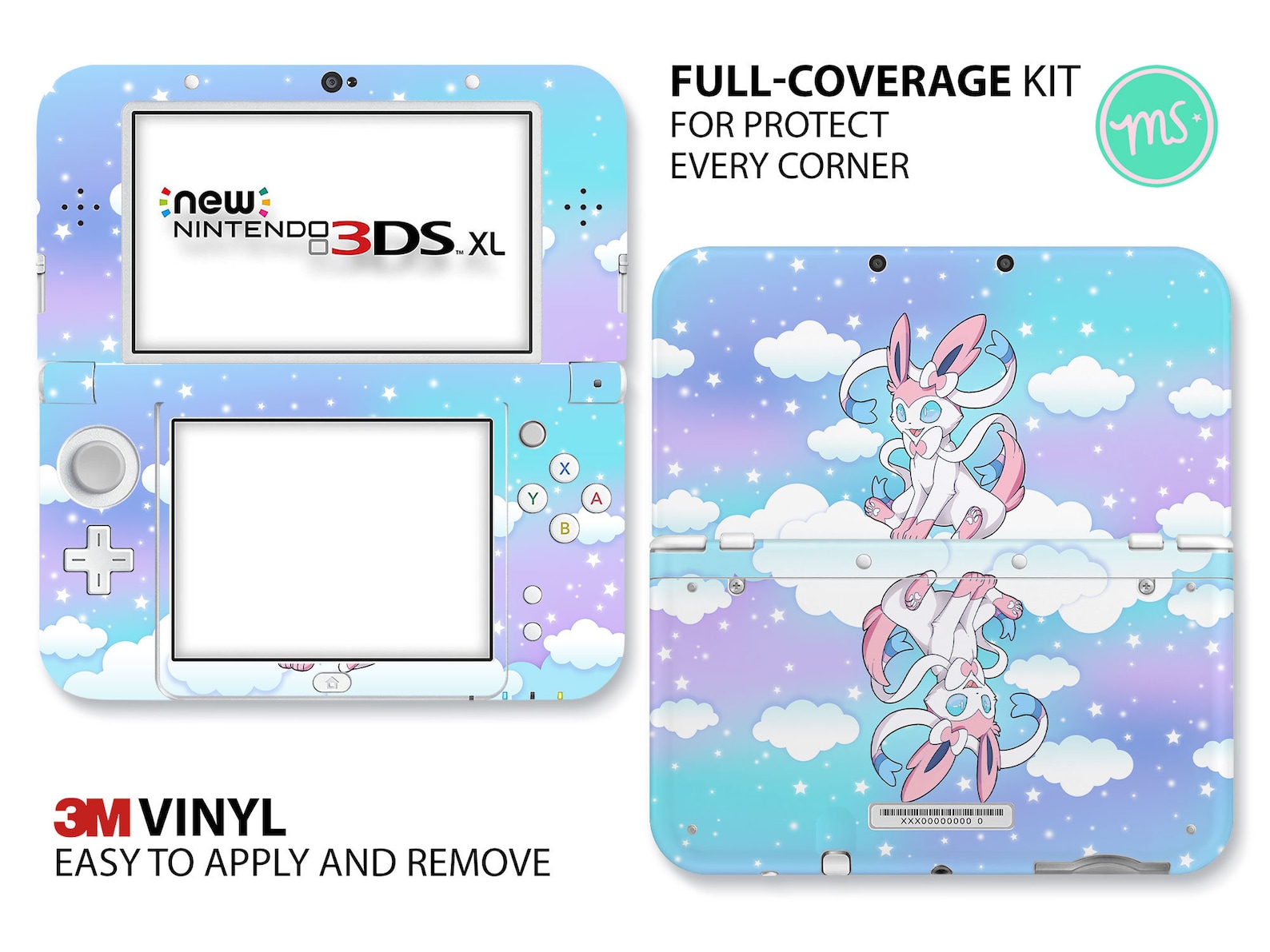 Amazing 3M Skin for New Nintendo 3DS XL and 2DS Xl. Christmas Gift for ...