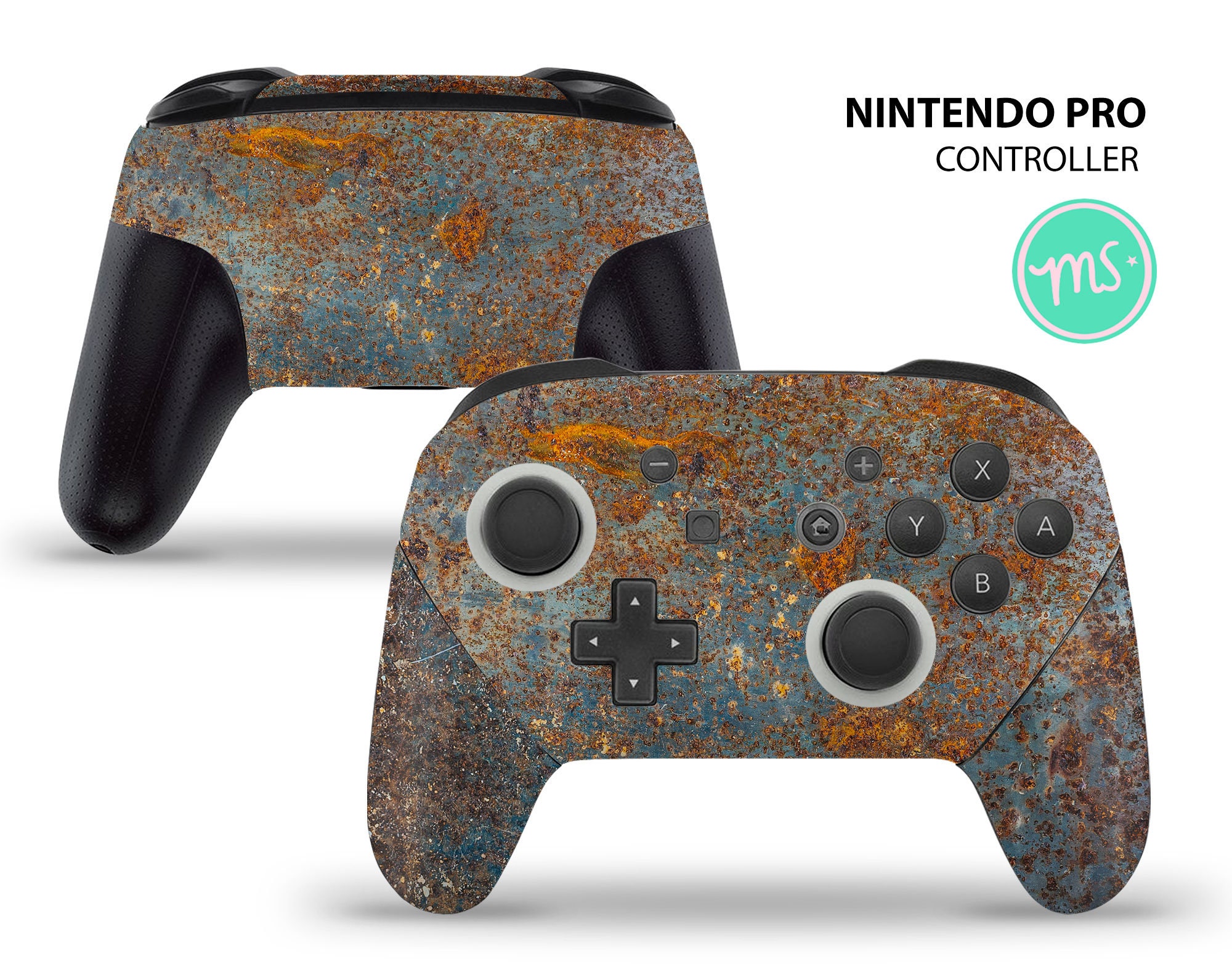 Metal Rust Texture Pro Controller Skin 3M Vinyl Skin for the - Etsy