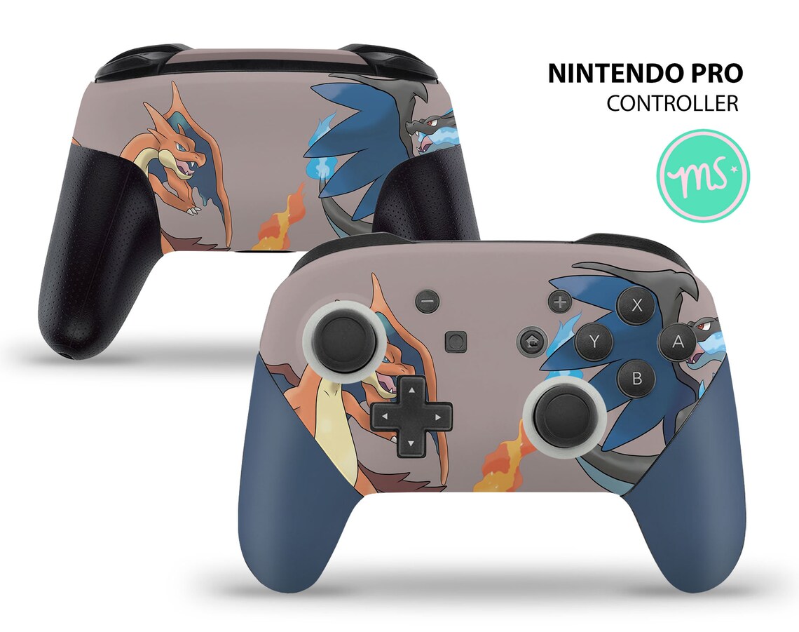 Mega Charizard X Pokemon Pro Controller Skin 3M Vinyl Skin for | Etsy ...
