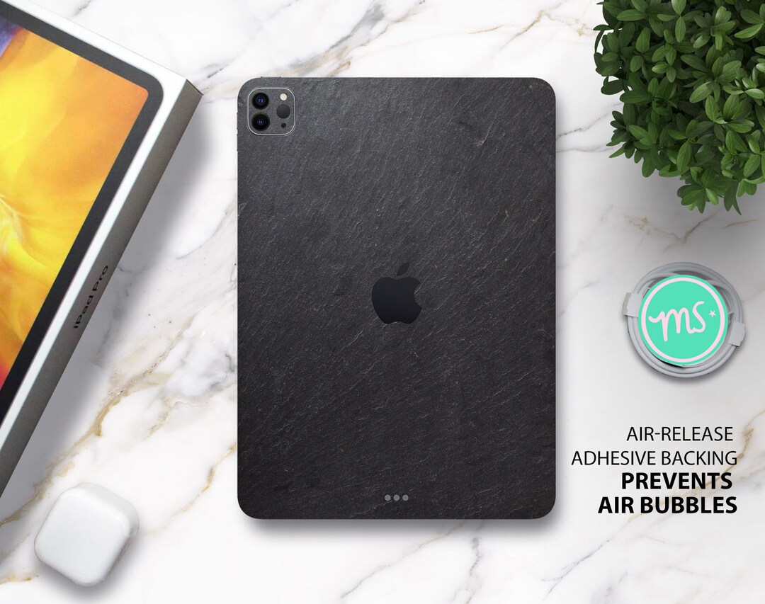 Blackboard Solid Texture With Scratches iPad Premium Vinyl Skin Premium ...