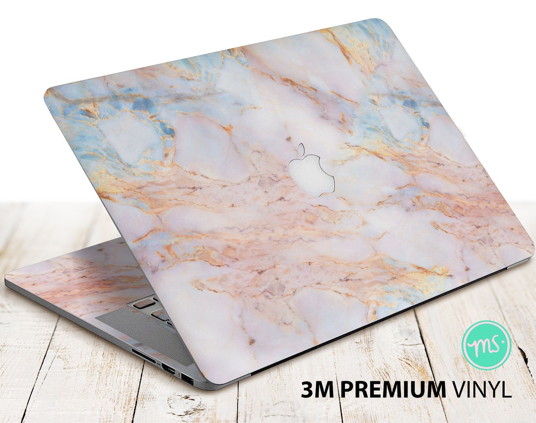 Gentle Marble Texture Laptop Skin Premium 3M Vinyl Sticker for All ...