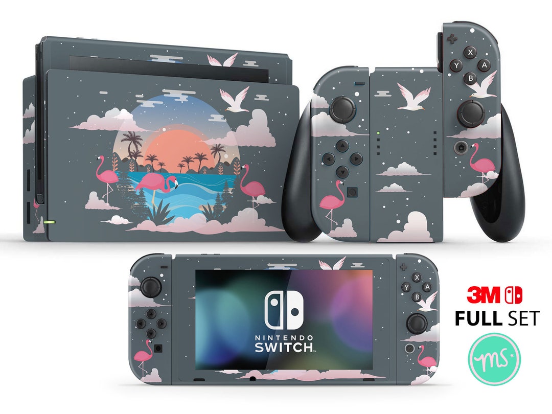 Nintendo Skin Switch Skins Vinyl Sticker Set Handheld Console Video ...