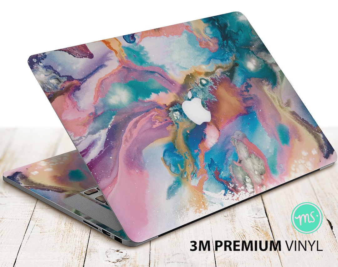 Colorful Bath Foam Texture Laptop Skin Premium 3M Vinyl Sticker for All ...
