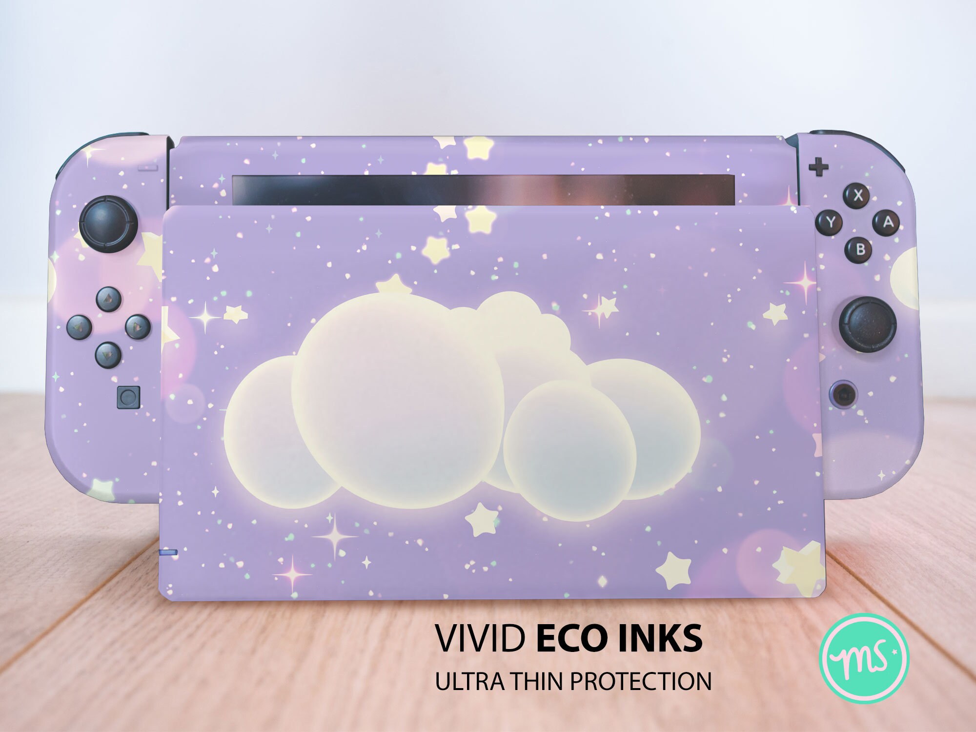 Cloud on night sky Nintendo skin night gamers night sky switch | Etsy