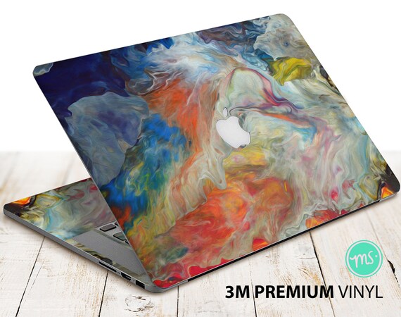 Messy Abstract Oil Painting Laptop Skin Painting Mac Skin | Etsy