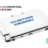 Custom Skin for Nintendo New 3ds Xl With Transparent Shell Pink Leopard ...