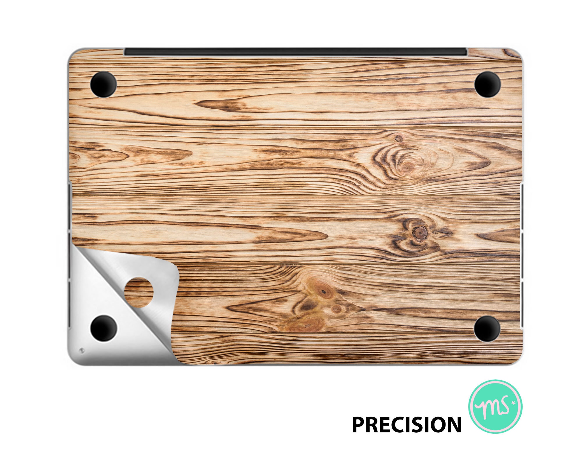 Light brown horizontal wood texture laptop skin horizontal | Etsy