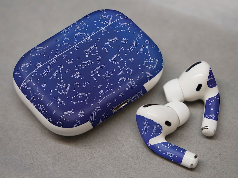 Constellations in the Night Sky , Skin for Airpods Premium 3M Vinyl for ...