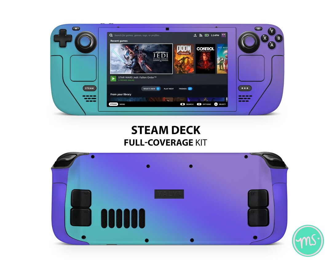Amazing 3M Vinyl Skin for Steam Deck and Others Game Consoles. AOKZOE ...