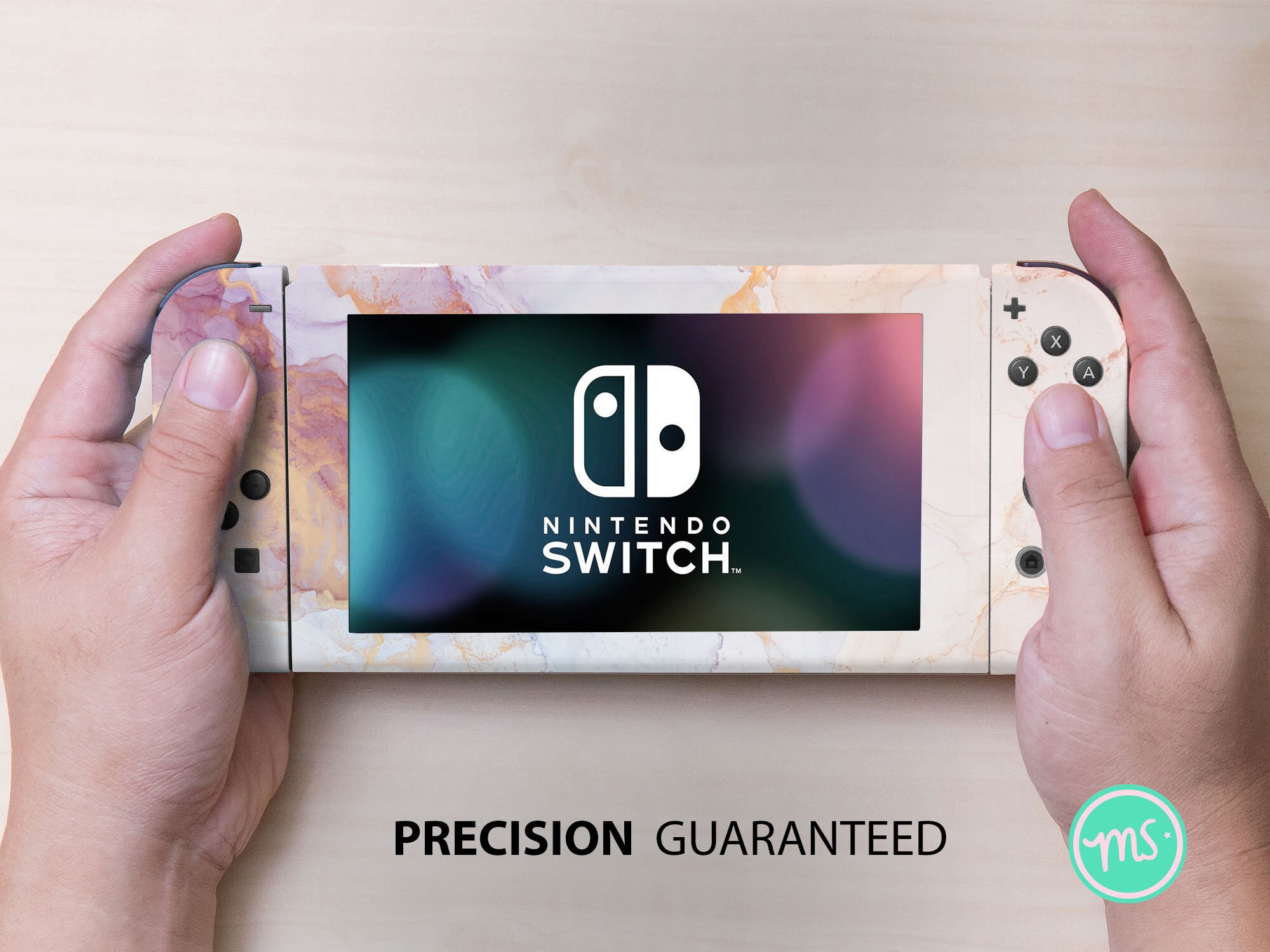 Orange Marble Texture Nintendo Skin Marble Texture OLED Orange | Etsy