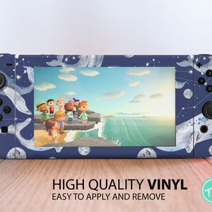 Whales in Night Sky With Constellations Nintendo Skin Premium 3M Vinyl ...