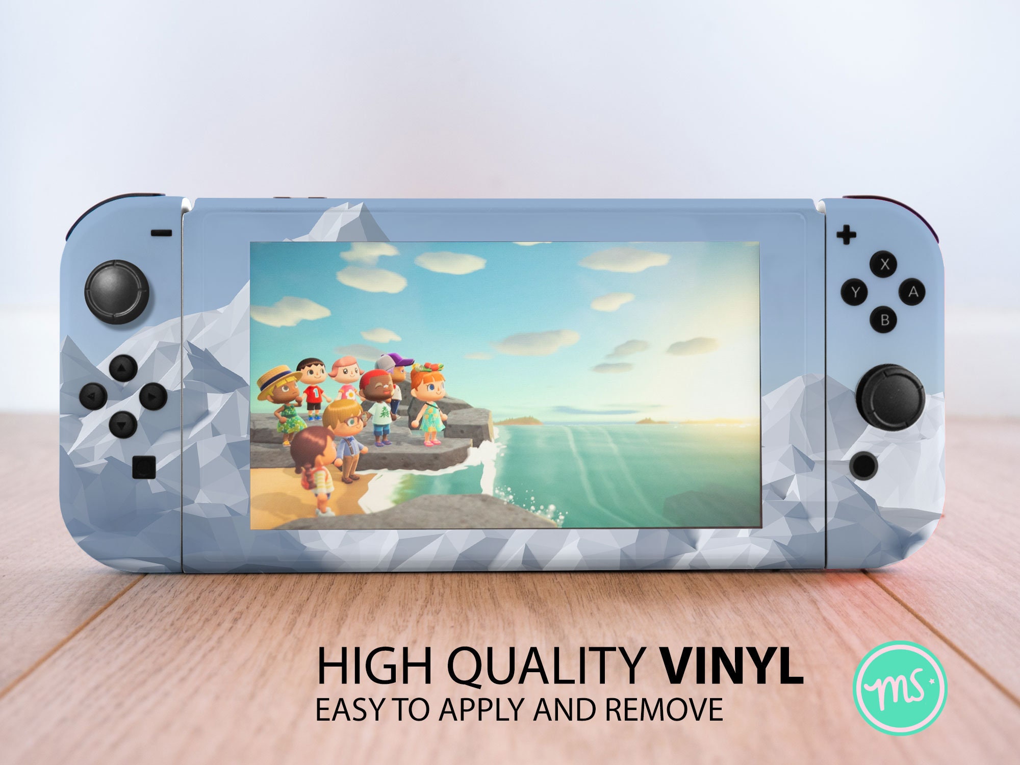 Snow Covered Mountains Nintendo Skin White Nintendo Decal | Etsy