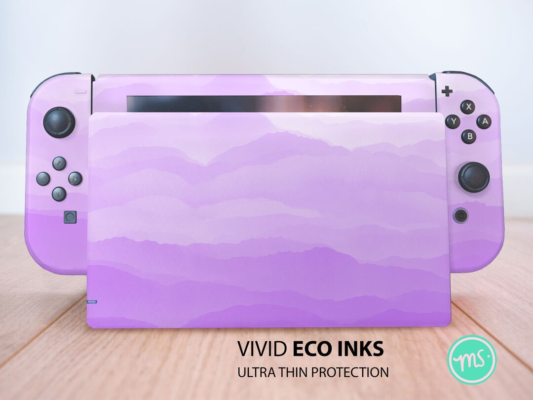 Skin Nintendo premium in vinile 3M con gradiente di colore viola ...