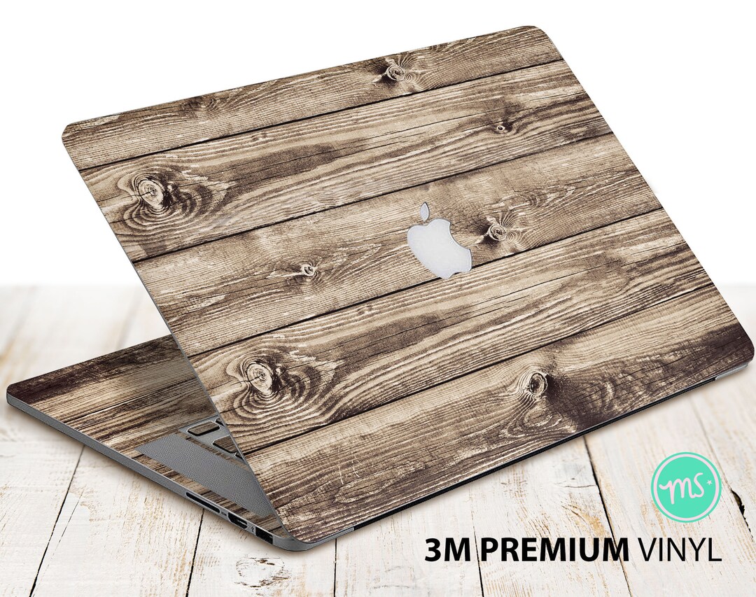 Light Brown Wood Texture Laptop Skin Premium 3M Vinyl Sticker for All ...