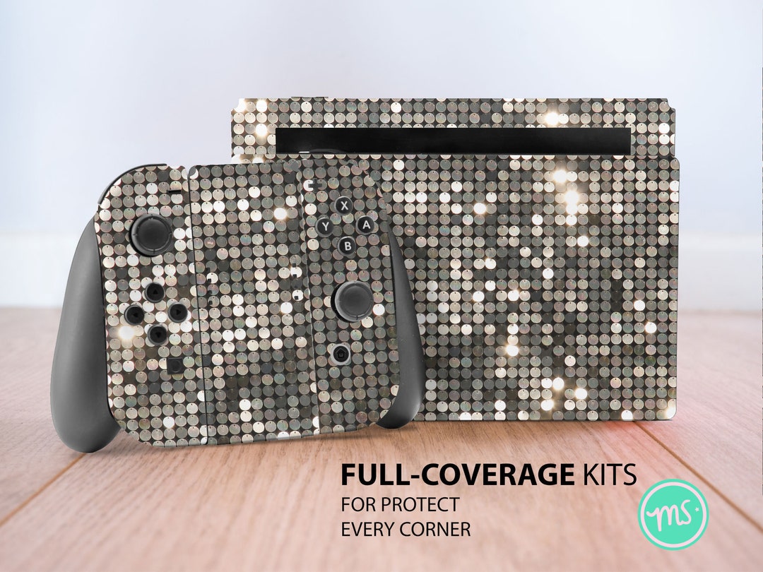Sequin Texture Nintendo Skin Premium 3M Vinyl Skin for Nintendo Switch ...